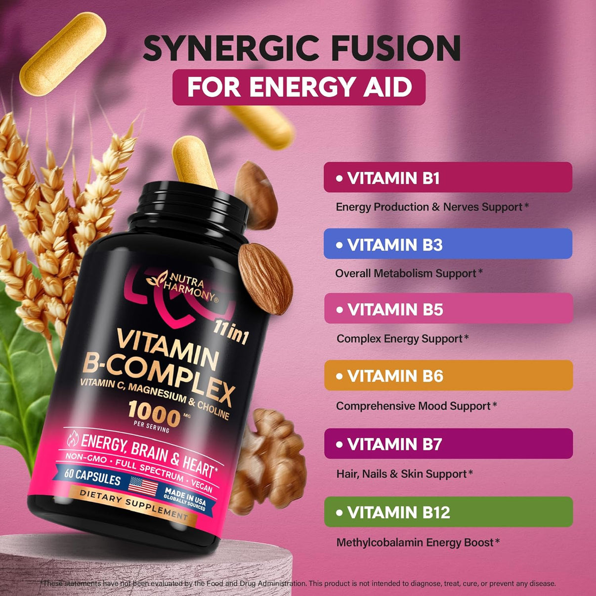 Vitamin B Complex – NUTRAHARMONY