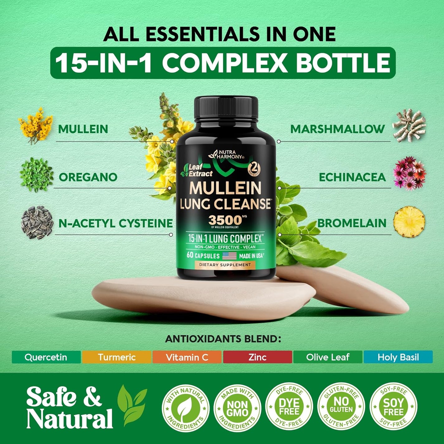 Mullein Lung Detox & Cleanse – NUTRAHARMONY