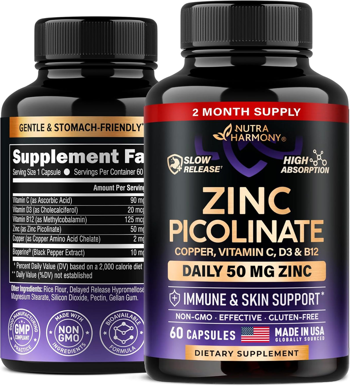 Zinc Picolinate – NUTRAHARMONY