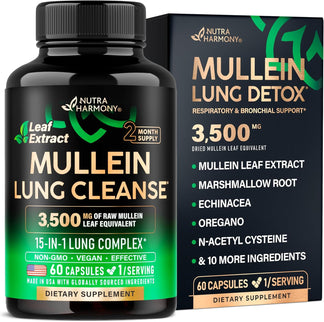 Mullein Lung Detox & Cleanse – NUTRAHARMONY