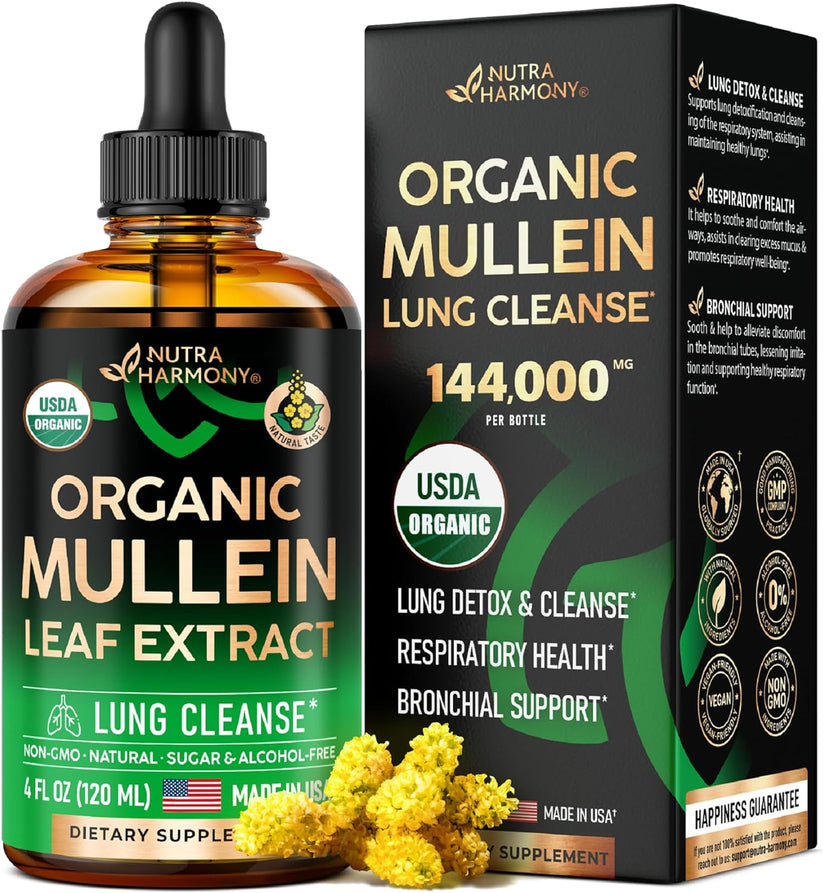 Mullein Drops for Lungs – NUTRAHARMONY