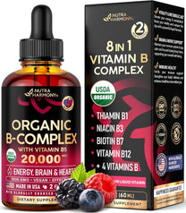 USDA Vitamin B Complex Liquid Drops – NUTRAHARMONY